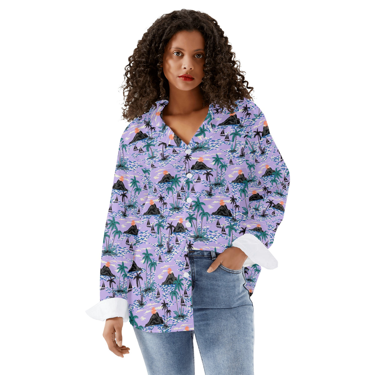 Shop Womens Long Sleeve Button Down Shirt – Luggage Factory