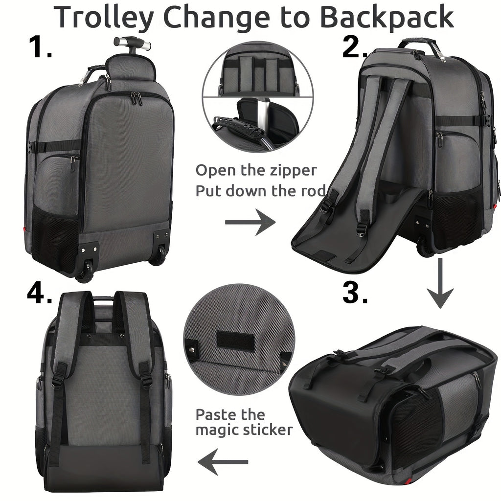 Shop 17.3 Inch Rolling Backpack For Men Women – Luggage Factory