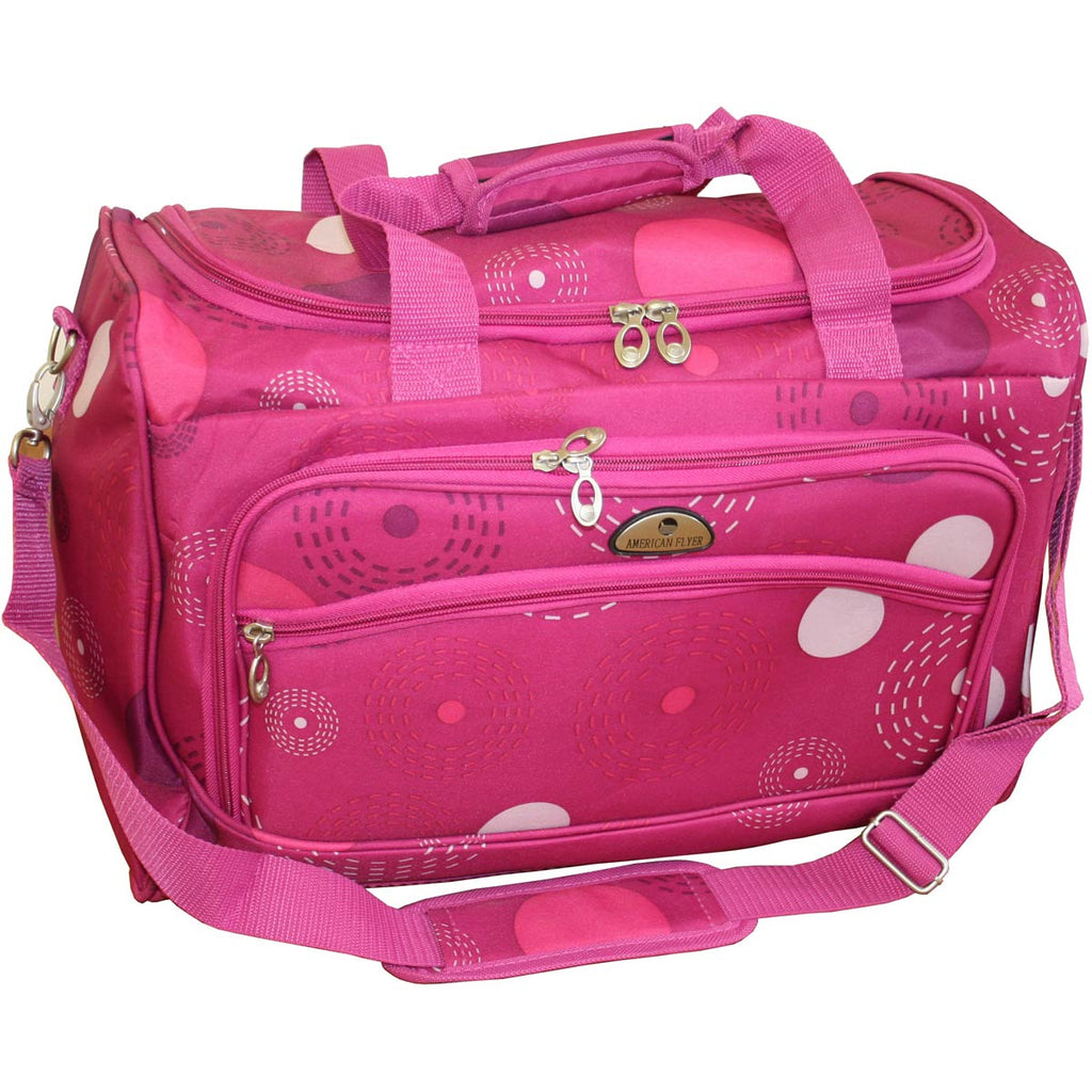 American Flyer Fireworks 5pc Spinner Luggage Set