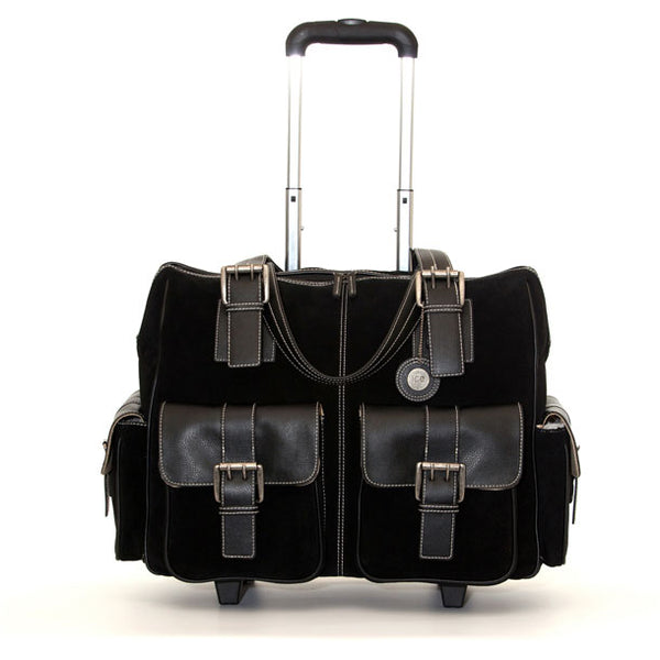 Shop Jill-E Designs Jill-E Large Rolling Sued – Luggage Factory