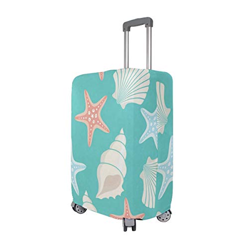 Shop Suitcase Cover Seashells And Starfish Lu – Luggage Factory