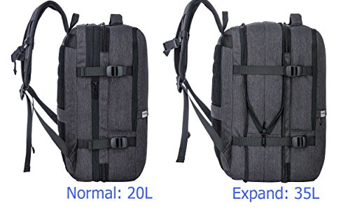 Travel Laptop Backpack 35L Flight Approved Carry On Weekender Bag ...
