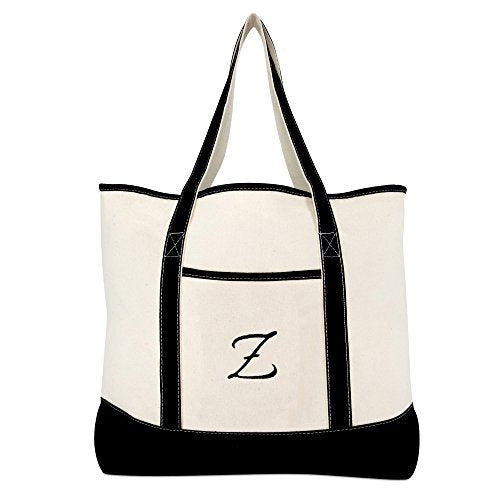 Shop DALIX Monogram Bag Personalized Totes Fo – Luggage Factory