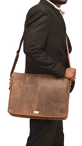 Shop Dh Rohtaang Leather Messenger Bag For Me – Luggage Factory