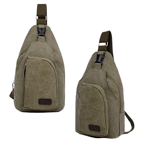 Shop AMA(TM) Men Outdoor Chest Pack Canvas Wa – Luggage Factory