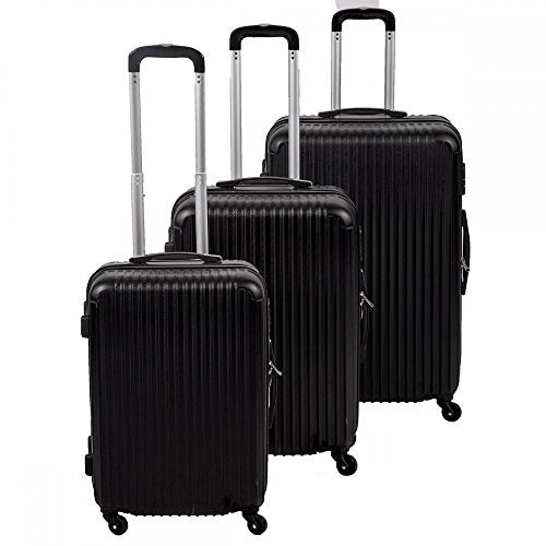 Shop New Black 3 Pcs Luggage Travel Set Bag A – Luggage Factory