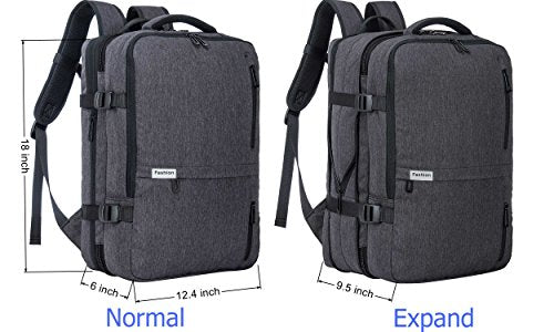 Travel Laptop Backpack 35L Flight Approved Carry On Weekender Bag ...