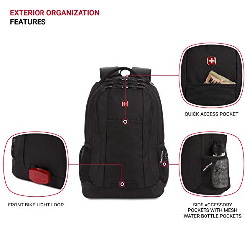 Shop SwissGear Cecil 5505 Laptop Backpack (Bl – Luggage Factory