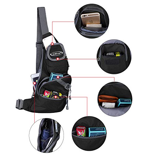 Shop G4Free Black Sling Bag Chest Crossbody B – Luggage Factory
