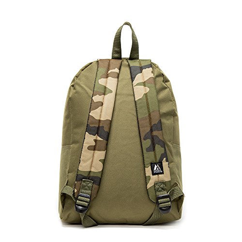Shop Everest Basic Color Block Backpack, Oliv – Luggage Factory
