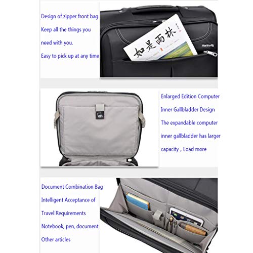 Shop ZH Carry-On Luggage Business Travel Whee – Luggage Factory