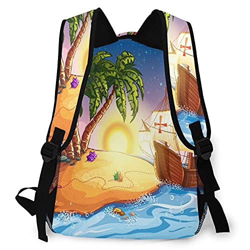 Shop Multi leisure backpack,Pirate Ship,Ghost – Luggage Factory