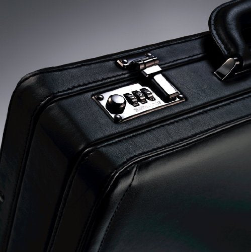 Shop Samsonite Leather Attache Black – Luggage Factory