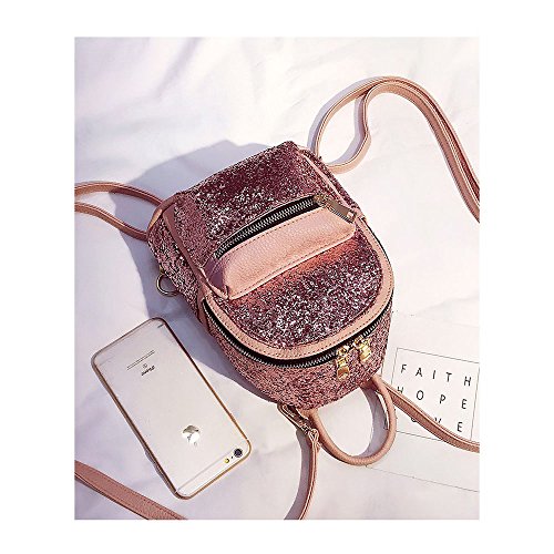 Shop Girls Cute Sequin Mini Backpack Leather – Luggage Factory