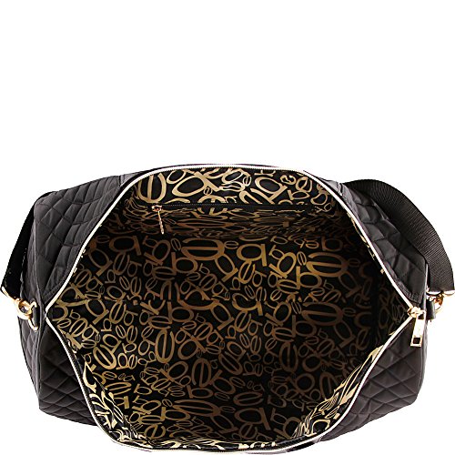 BEBE Mandy Weekend Travel Bag for Women, Black One Size