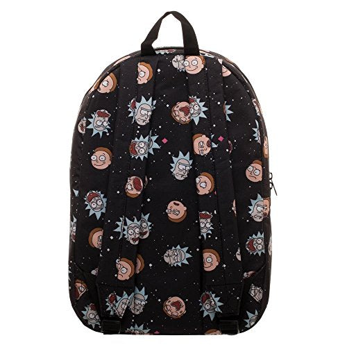 Rick And Morty Space Heads All Over Print Backpack