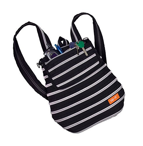 Shop Zipit Zipper Backpack, Black & Silve – Luggage Factory