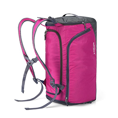 G4Free Lightweight Sports Gym Bag Travel Duffle Backpack with Shoes ...