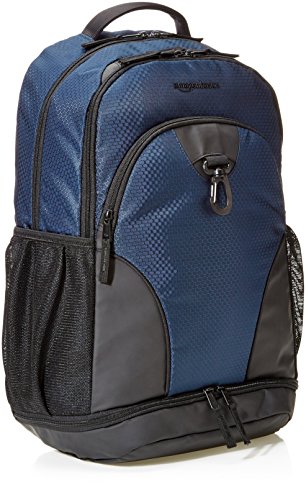 Shop AmazonBasics Sports Backpack, Navy Blue – Luggage Factory