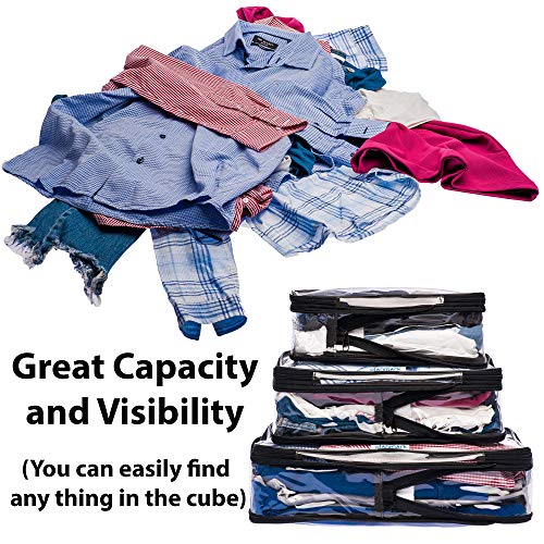 Shop Clear Compression Packing Cubes 3 Set - – Luggage Factory