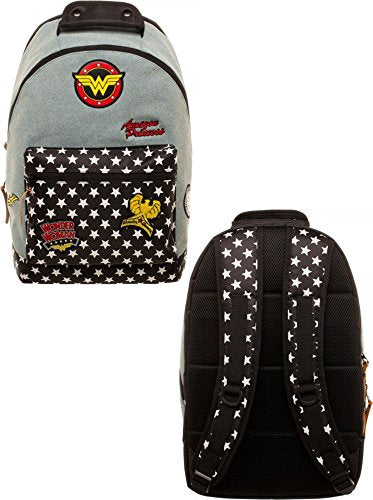 Shop Dc Comics Wonder Woman Denim Backpack W/ – Luggage Factory