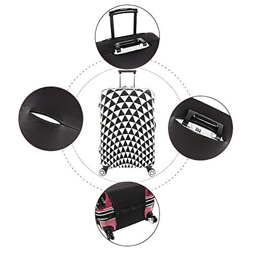 Shop 7-Mi 3D Print Infinity White Triangular – Luggage Factory