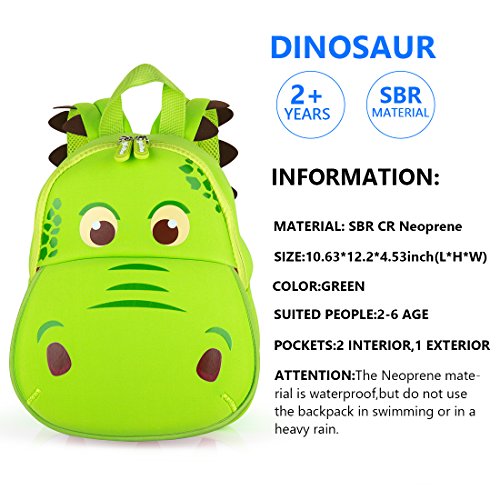 Shop YISIBO Dinosaur Backpack Green Hippo Kid – Luggage Factory