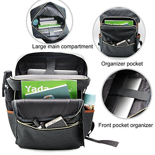 Shop Vintage Laptop Backpack Canvas College B – Luggage Factory