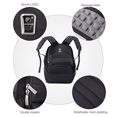Shop Laptop Backpack, Sosoon Business Bags Wi – Luggage Factory