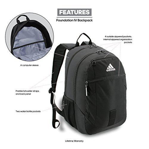 Shop adidas Foundation Backpack, Dark Blue, O – Luggage Factory