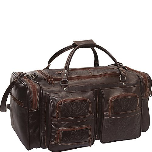 Shop Ropin West Duffel Bag (Brown) – Luggage Factory