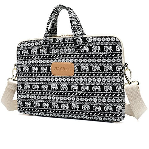 Shop Dachee Black Elephant Rose Patten Waterp – Luggage Factory