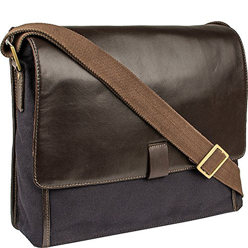 Shop Scully Cambria Messenger Workbag (Brown – Luggage Factory