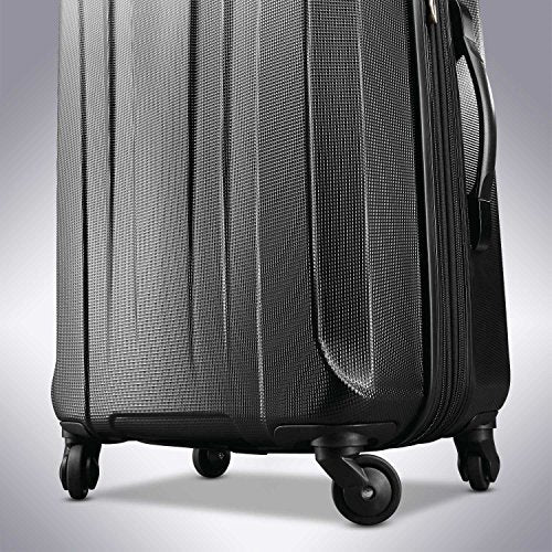 Samsonite Pulse Dlx Lightweight 2 Piece Hardside Set (20"/24"), Black ...