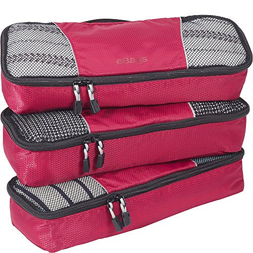Shop eBags Slim Packing Cubes for Travel - Or – Luggage Factory