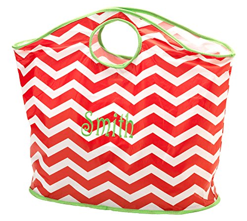 Shop Chevron Fun Tote, Red – Luggage Factory