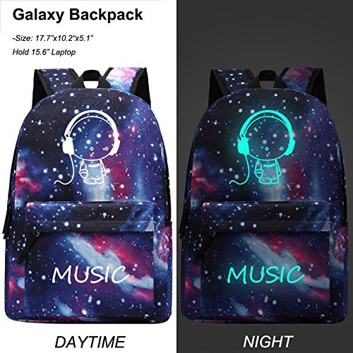 Backpack for School Boys Kids Galaxy Backpack Girls 15.6" Laptop ...