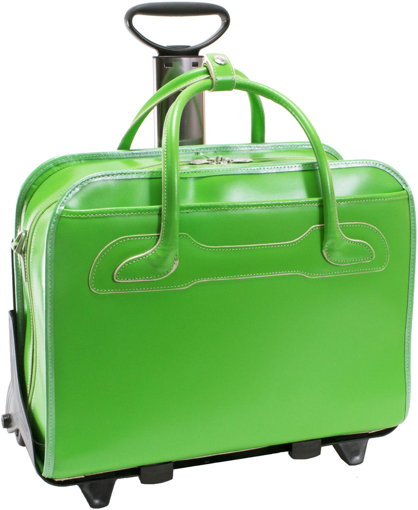 McKlein W Series Willowbrook Leather Wheeled Ladies Case