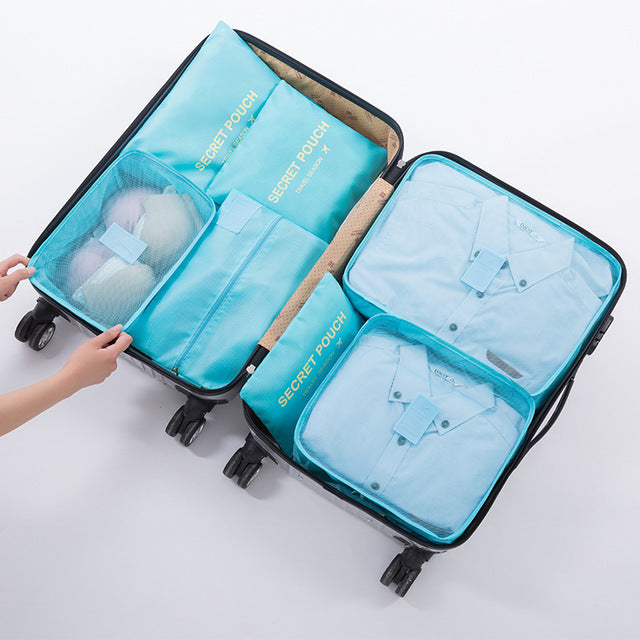 Shop 7 in 1 Travel suitcase organizer sets st – Luggage Factory