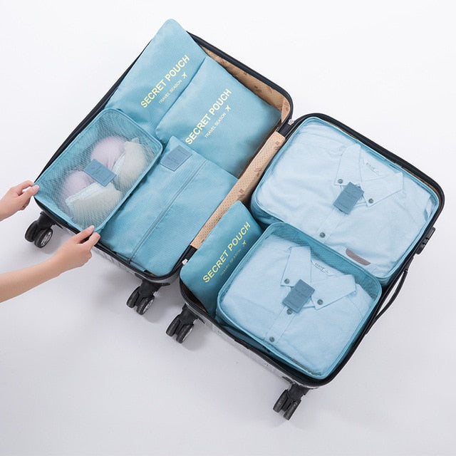 Shop 7 in 1 Travel suitcase organizer sets st – Luggage Factory