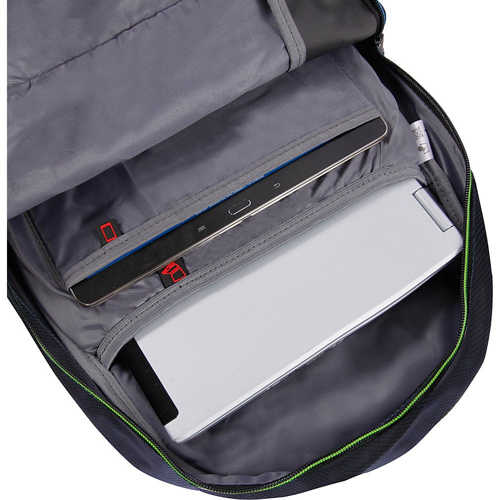 Shop Fila Hunter Laptop Backpack, BLUE/NEON, – Luggage Factory