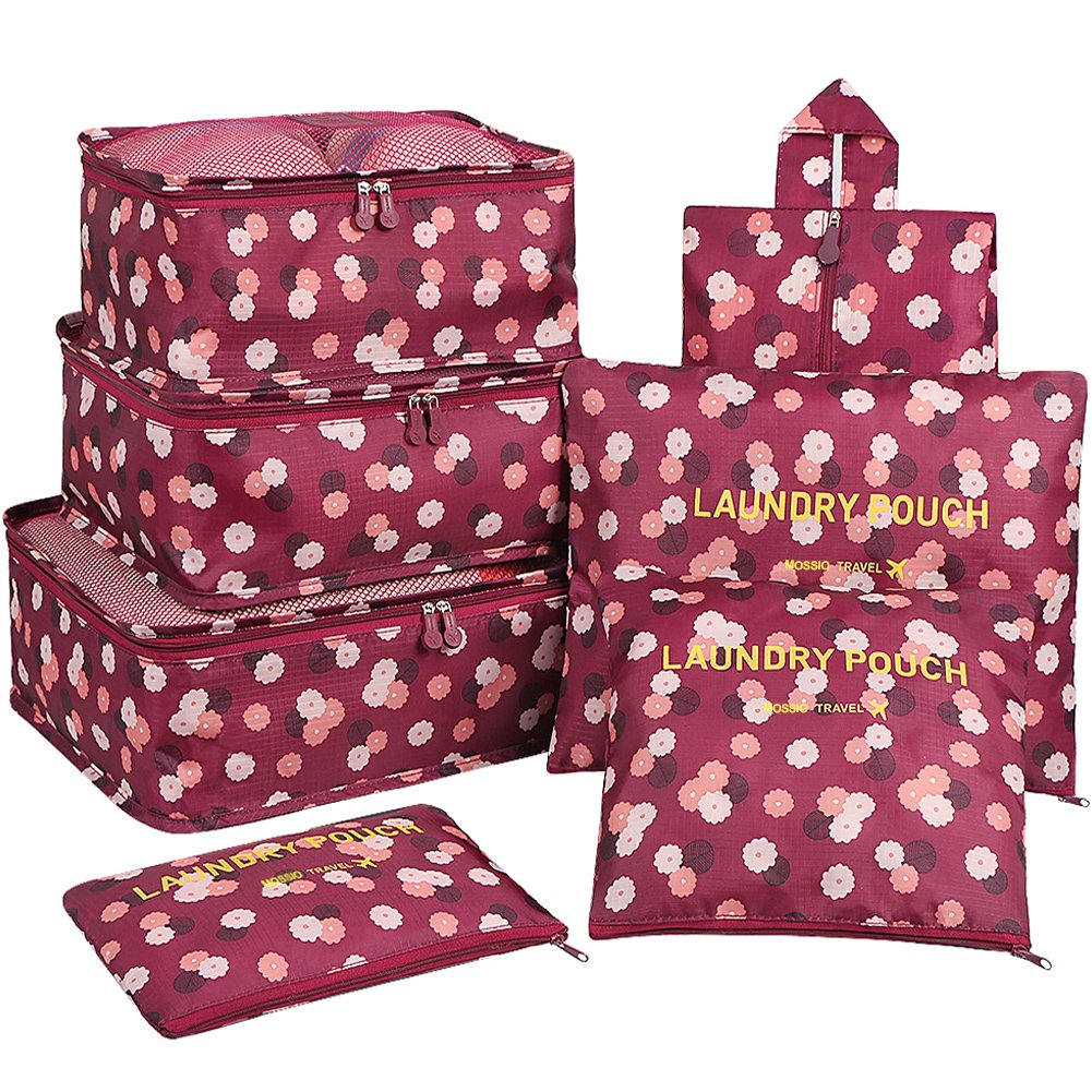 Shop Travel Cubes,Mossio 7 Piece Compact Carr – Luggage Factory