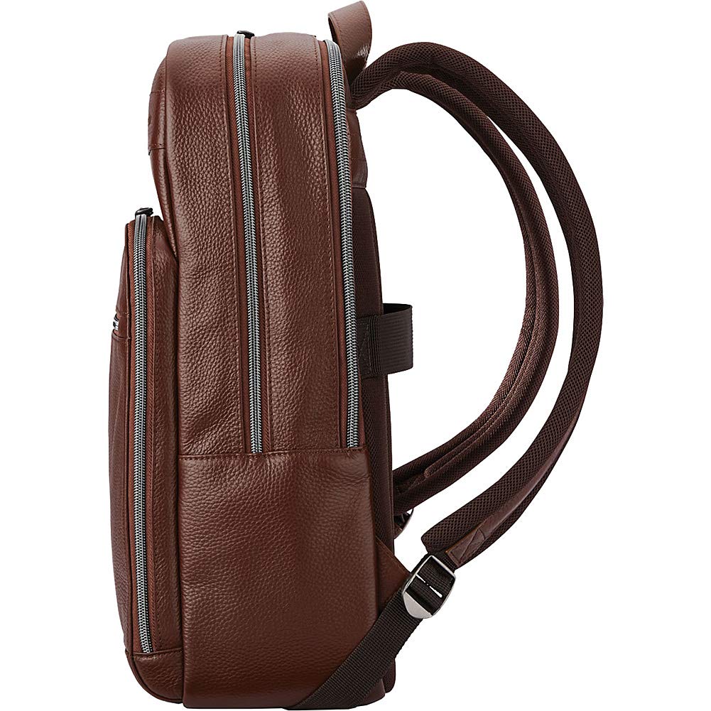 Shop Samsonite Leather Slim Laptop Backpack ( – Luggage Factory