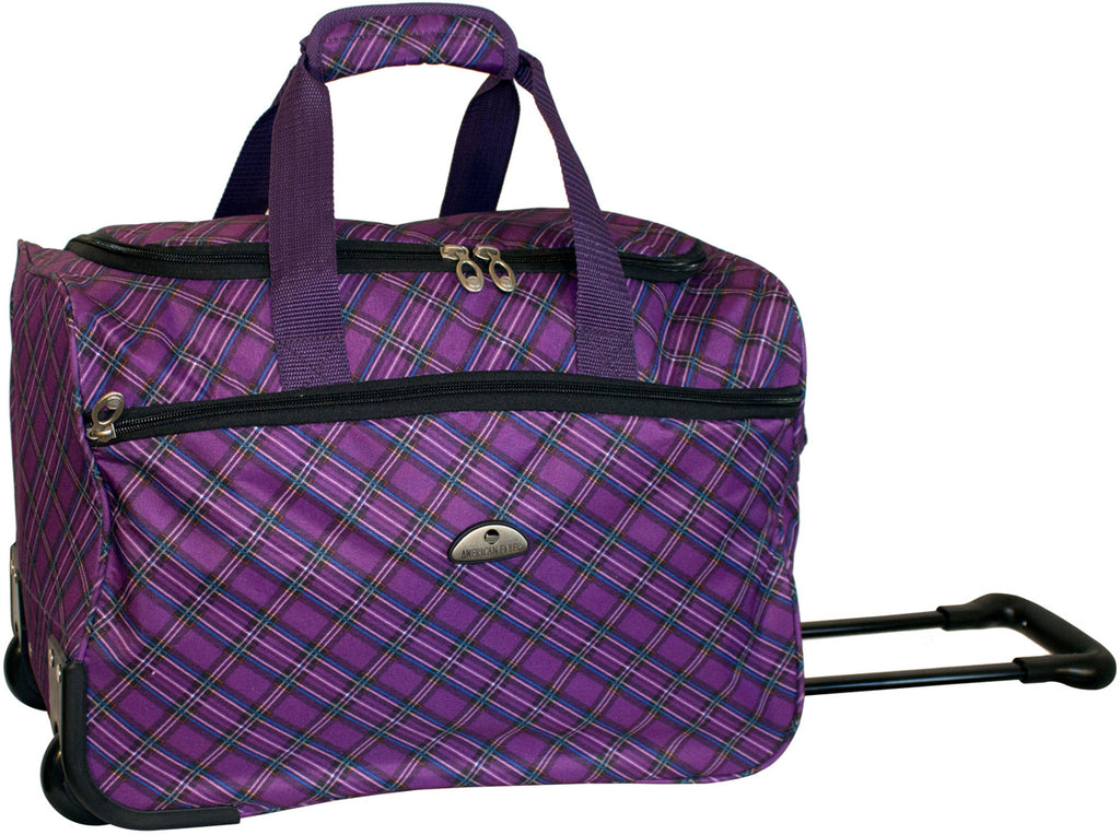 Shop American Flyer Plaid 5 Piece Luggage Set – Luggage Factory