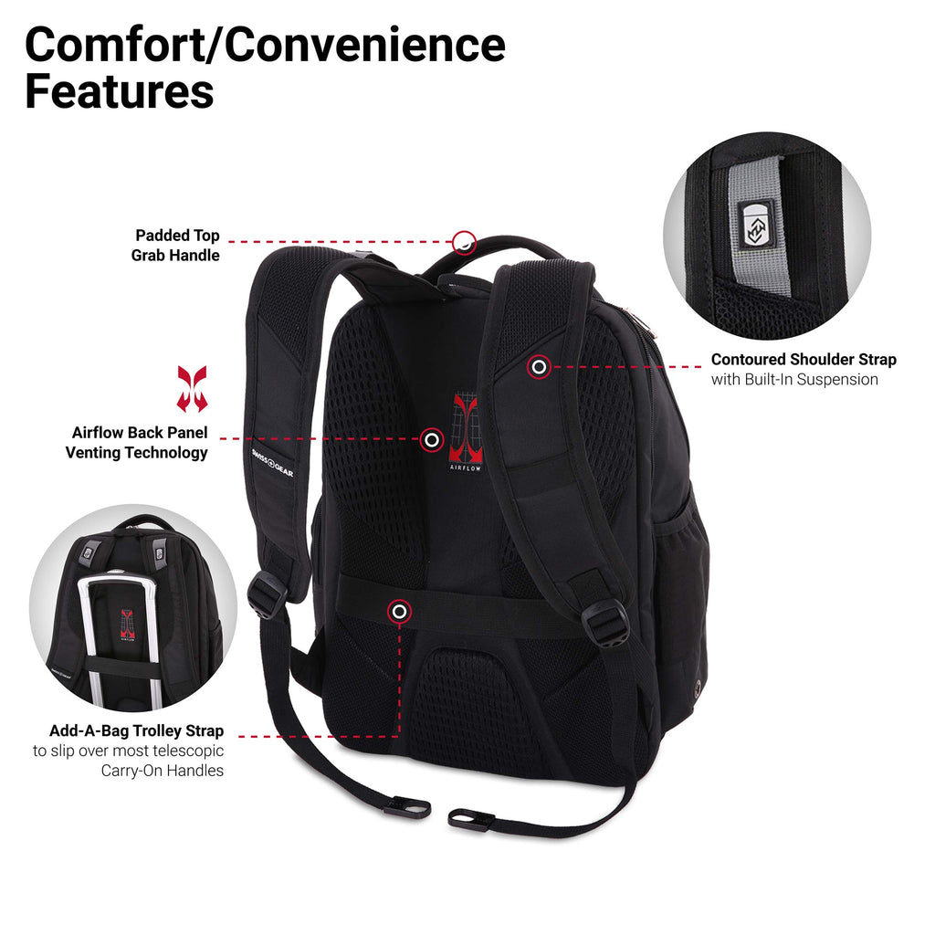 Shop SWISSGEAR Large ScanSmart Laptop Backpac – Luggage Factory