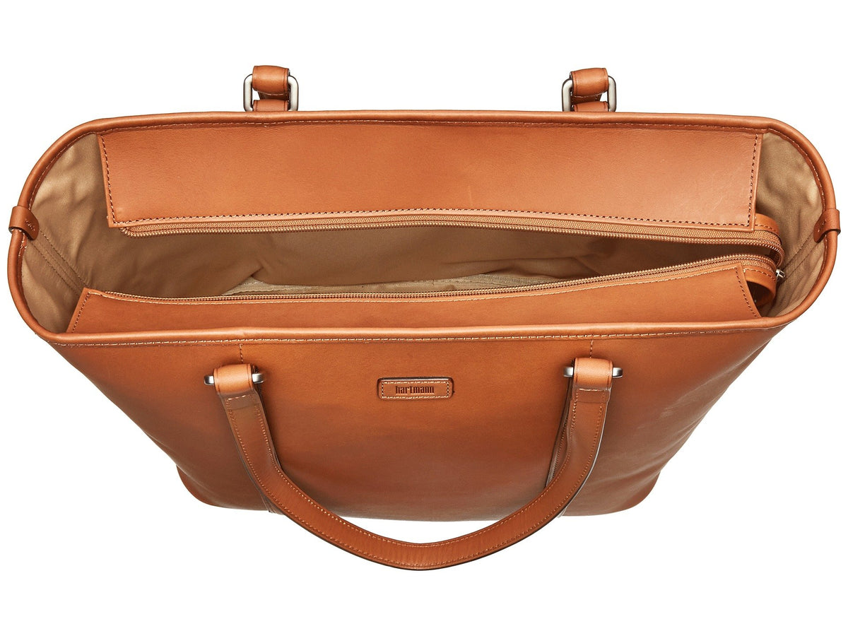 Shop Hartmann Heritage Zippered Tote (Golden – Luggage Factory