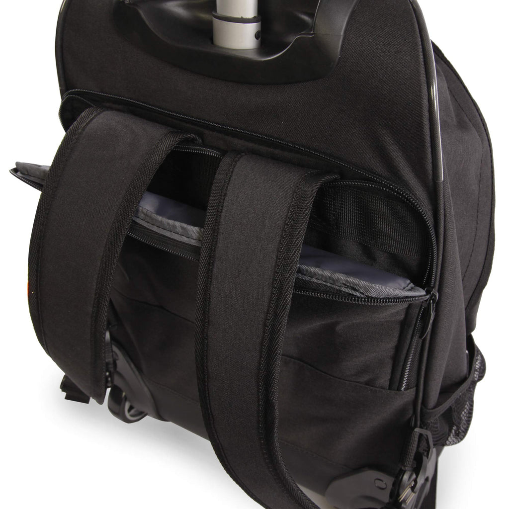 Shop Fila Rolling Backpack, Black, One Size – Luggage Factory