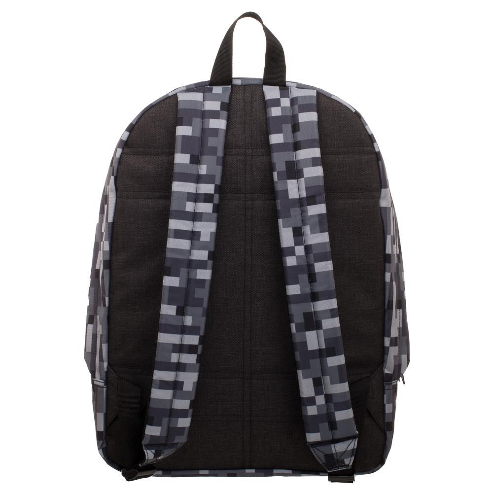 Minecraft Backpack Minecraft Camo Grey Backpack