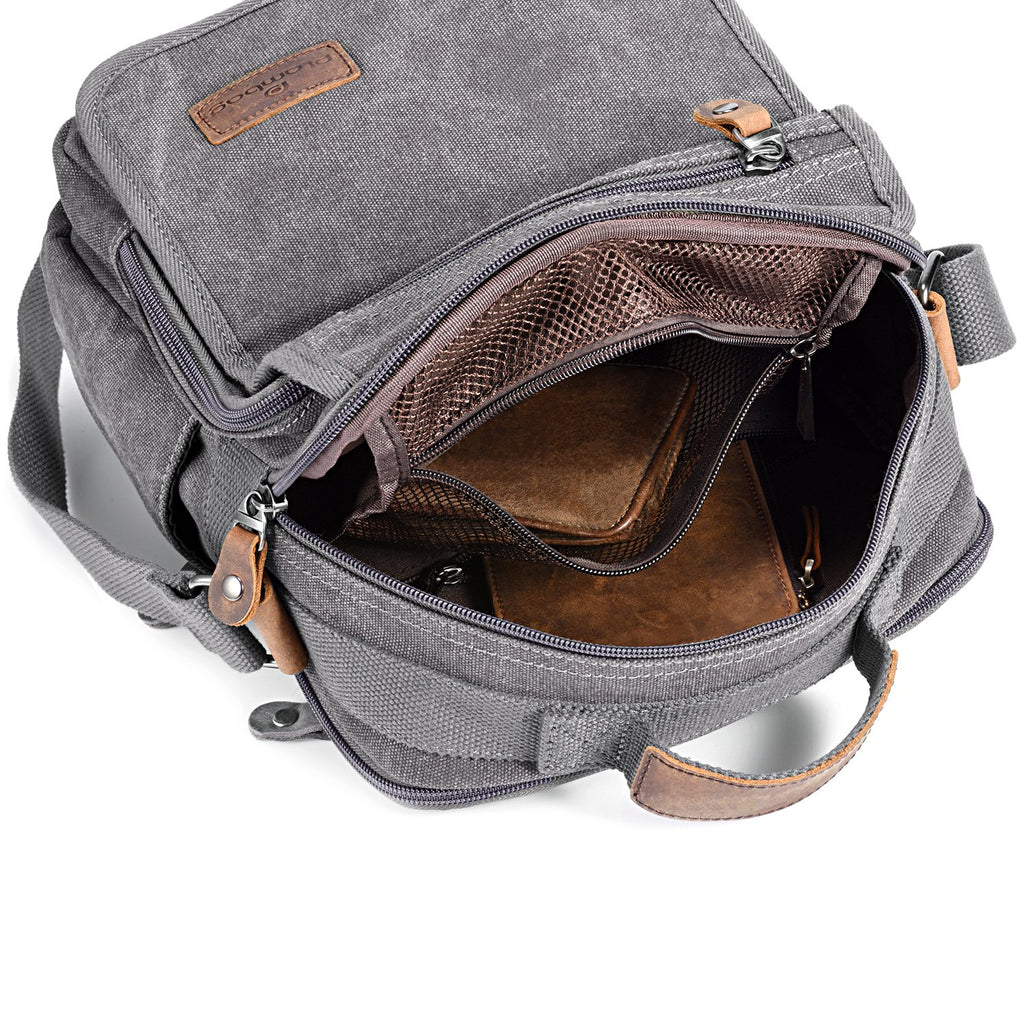 Shop Plambag Canvas Messenger Bag Small Trave – Luggage Factory