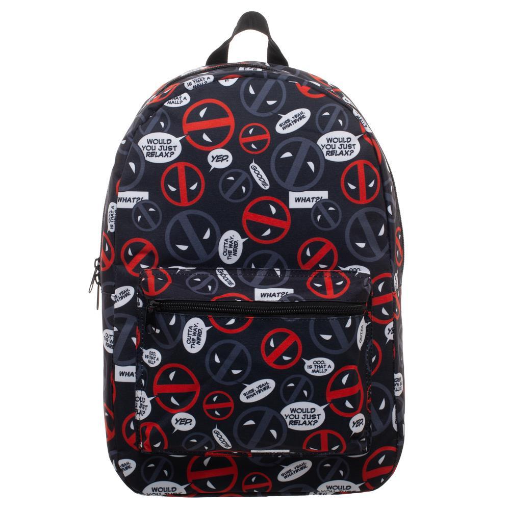Shop Marvel Deadpool Bag Sublimated Backpack – Luggage Factory